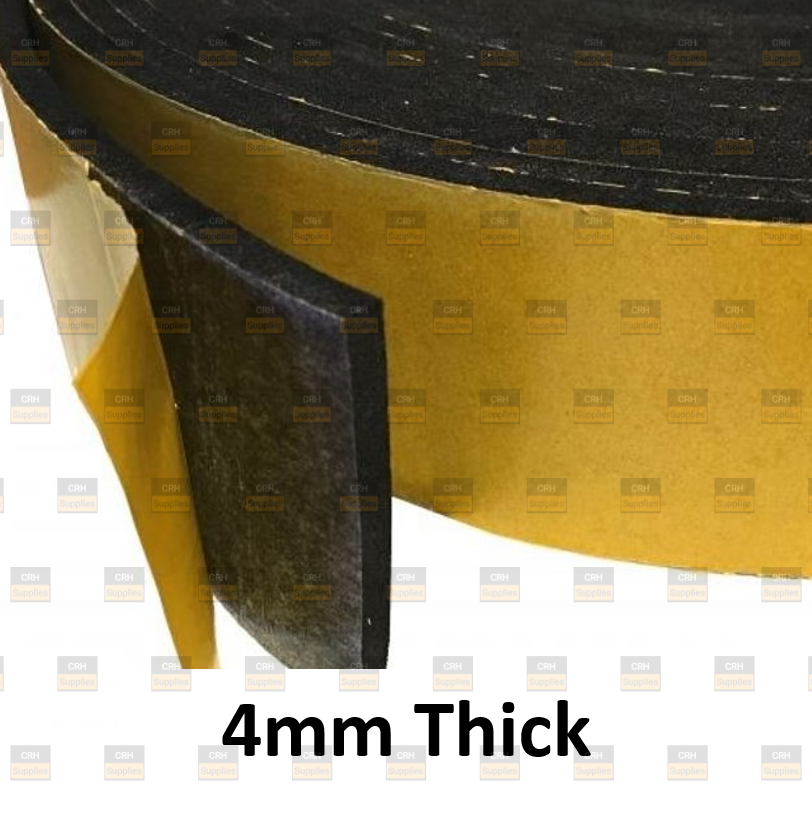 4mm Thick Adhesive Backed Rubber Roll – CRH Supplies